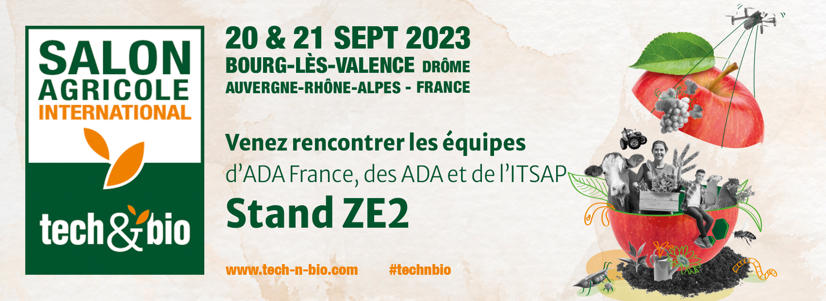 Le réseau ADA et ITSAP au Tech&Bio - ADA France